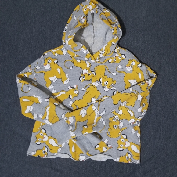 Disney | Tops | Lion King Simba Crop Hoodie | Poshmark